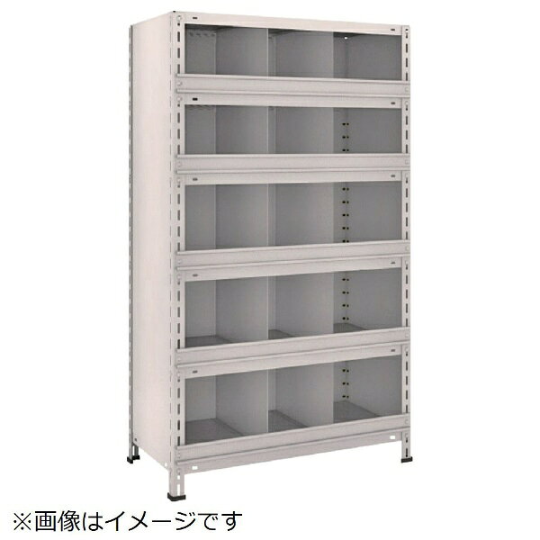 ■縦仕切り板は樹脂ファスナーで取り付けが簡単です。【仕様】・間口（mm）： 875・奥行（mm）： 450（473）・高さ（mm）： 1500・色： ネオグレー・棚段数（段）： 5・タイプ： 3列・5段・外形寸法（mm）高さ： 1504・組...