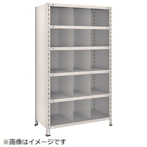 ■縦仕切り板は樹脂ファスナーで取り付けが簡単です。【仕様】・間口（mm）： 875・奥行（mm）： 450・高さ（mm）： 1500・色： ネオグレー・棚段数（段）： 5・タイプ： 3列・5段・外形寸法（mm）高さ： 1504・組立目安： ...