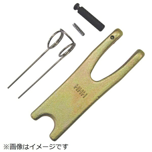 ■鍛造製で丈夫です。【用途】・ラッチ付きファンドリーフック補修用。【仕様】・適合機種： FHL0.75・FHL、YF用