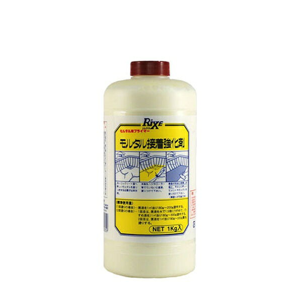 本剤を古いコンクリート面などに、ハケやローラー等で直接塗り付けますと、コンクリートの弱い層やもろい層に浸透して、モルタルの接着しやすい表面ができ上がります。