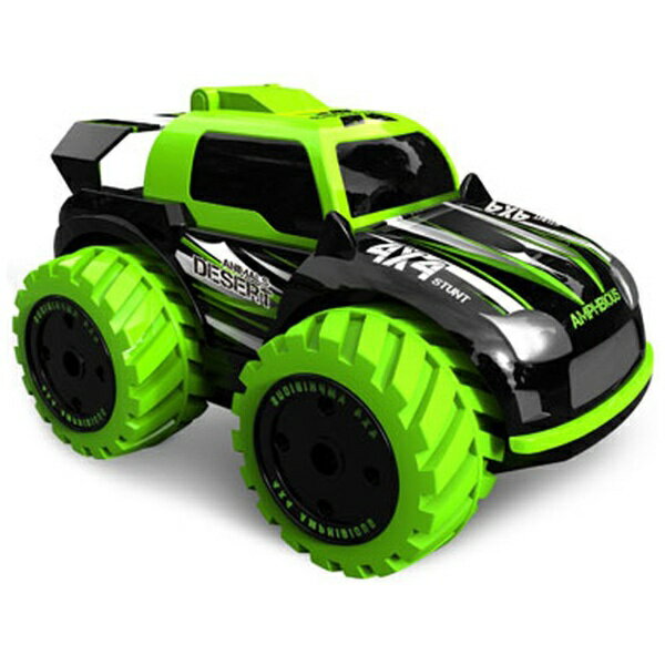 全長約20cmの水陸両用のRC“クワッドバギー”です。陸上ではもちろん爽快な走りをみせてくれますが、水面でも4つのタイヤをパドル代わりにし、進むことが出来ます。愛嬌のあるデフォルメされたボディで、送信機はトリガータイプを採用。色はブルーとグ...