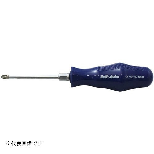 ●使い込むほどネジに食い付きトルク力がアップ。●グリップハンドルはアセテート樹脂にコットン繊維配合で衝撃を吸収し、耐久性抜群です。●軸部にスパナが掛けられる六角ナット仕様のため、増し締め作業に最適です。■型番：P-DTD1075■サイズ：プ...