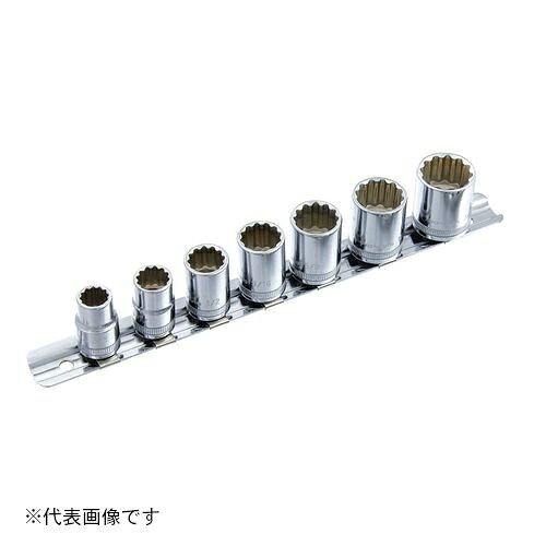 ●3/8，7/16，1/2，9/16，5/8，11/16，3/4インチ●ボルト、ナット等の弛緩■型番101-31M■セット内容3/8インチDR.9ピースソケットハンガーセット（ミリ）8、9、10、11、12、13、14、17＆19mm※商品...