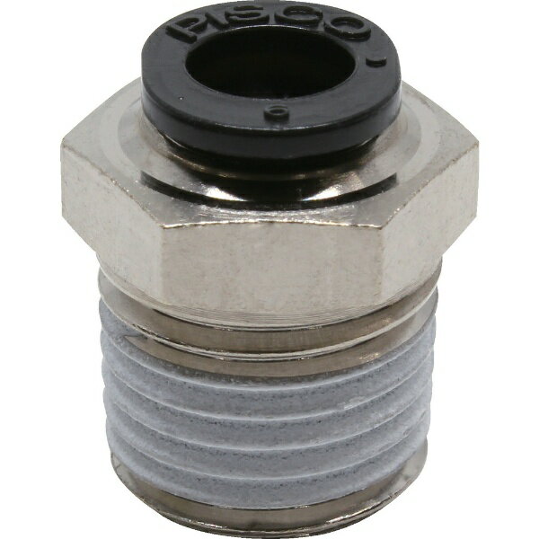 ■スタンダードタイプに比べ、容積比40％の小型化に成功したワンタッチ継手です。■開放リングを楕円形状にすることで、超小型にもかかわらずチューブの脱着が簡単です。【仕様】・接続口径： R1/4・適合チューブ外径D（mm）： 6・六角対辺（mm...