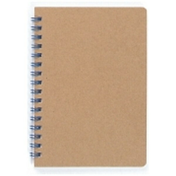 シンプルなクラフト無地表紙リングノート　A5サイズ