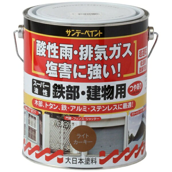 酸性雨・排気ガス・塩害に強く、木部、トタン、鉄・アルミ・ステンレスに最適。■酸性雨、排気ガス、塩害から長時間にわたり、強い塗膜を維持します。■速乾で、低温時も塗装可能です。■下地を隠す力が優れているので、一回塗りで美しく仕上がります。