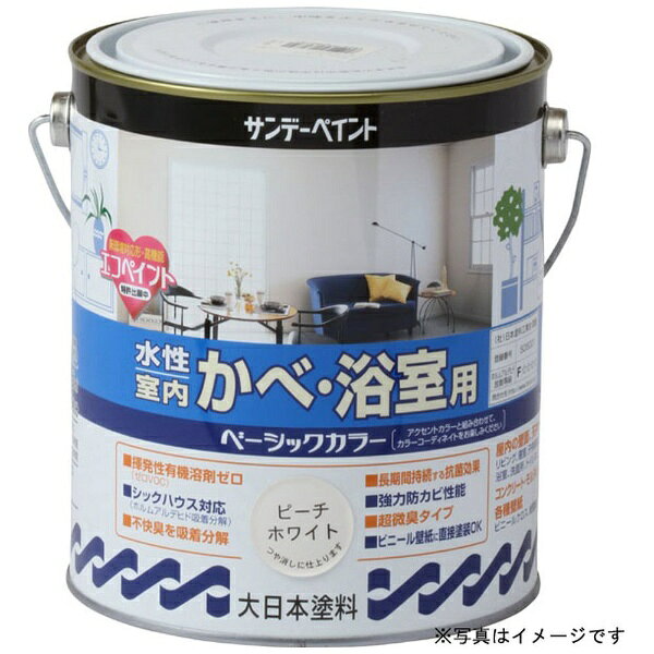 有機溶剤などの揮発性分を発生させないタイプの塗料。■アレルギー症の一因とされる合板や壁紙から出るホルマリン臭等の有機揮発物を吸着・脱臭・分解します。■いやなニオイも少なく室内で安心して作業できます。■ビニール壁紙や紙壁紙にも塗装できます。■...