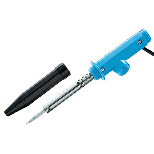 キャップの取り付け位置でストレート型、ピストル型と2通りの使い方が出来ます。家庭用はんだごて。使用後即収納出来るキャップ付です。こて先は、長寿命でレッドチップ採用を採用しています。RoHS対応品です。仕様●レッドチップニクロムヒーターキャッ...
