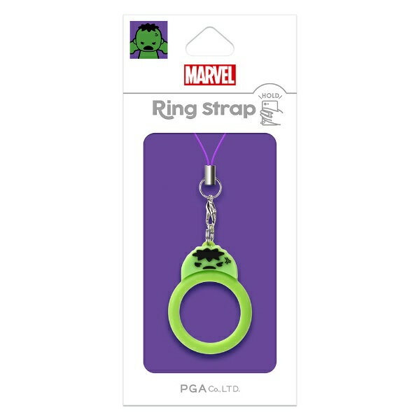 MARVELのキャラクターデザインのリングストラップです。スマートフォンやデジタル機器の落下防止に便利。リングに指をかければポケットからスマートフォンをすぐに取り出す事ができます。やわらかいTPU&シリコン素材を採用しているので、手に馴染み...