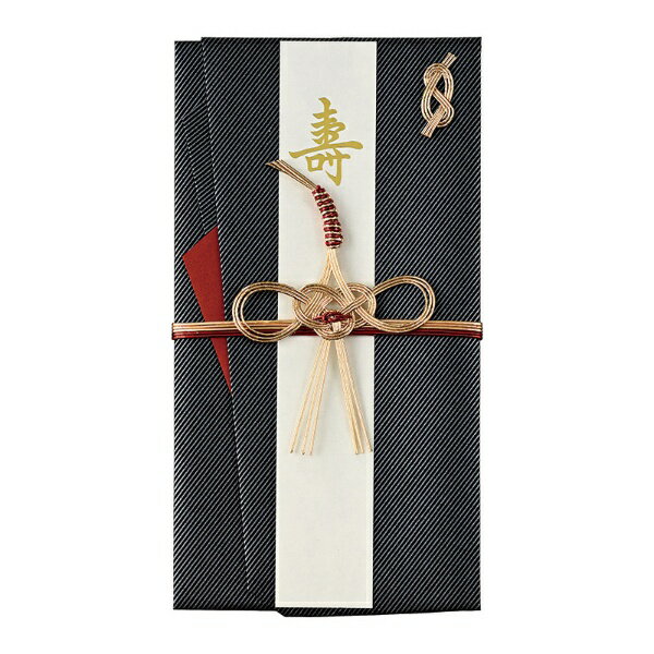 ビシッとキメた男性をイメージしたスタイリッシュな金封です。高級感あふれるストライプ柄の光沢紙に、男性に人気の高い鶴の水引を合わせました。少しスリムにしたサイズは小さなバッグやスーツの内ポケットからの取り出しがスムーズです。サイズ： 100×...