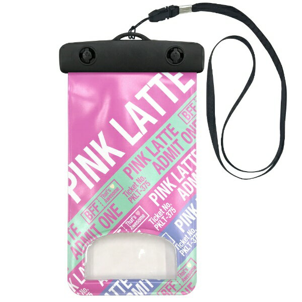 ファッションやトレンドに敏感な ティーンズの「今欲しい！」をかなえる原宿ストリート発信ブランド、 PINK-latteから、POPでカワイイ★ポーチが登場☆ プール・お風呂に最適♪ ポーチの中から写真・動画が撮れて、通話も可能！ 砂ぼこりか...