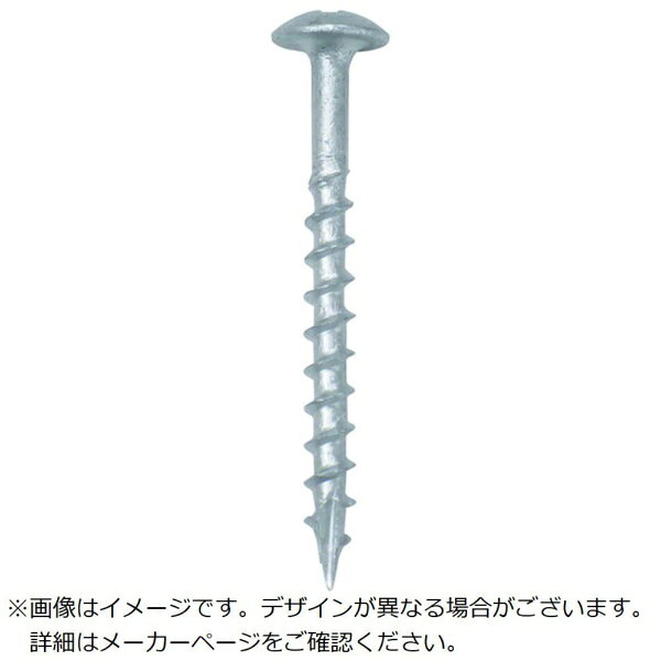 ■樋受金具の釘穴にも打てるねじ径3.5mmを採用しています。【用途】・樋受金具の取り付けに。【仕様】・寸法（mm）d： 3.5・全長（mm）： 40.3・ねじ部長さ（mm）： 32・頭部径（mm）： 8.5・適合ドライバー： プラスNO.2...