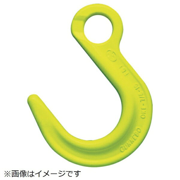 ■フックの開口部が広く太軸物などを掛ける用途に最適です。【用途】・建築・土木・生産工場での吊り作業用。【仕様】・基本使用荷重（t）： 10.0・適合チェーン線径（mm）： 20・ラッチ： なし・寸法（mm）C： 114・寸法（mm）D： 6...