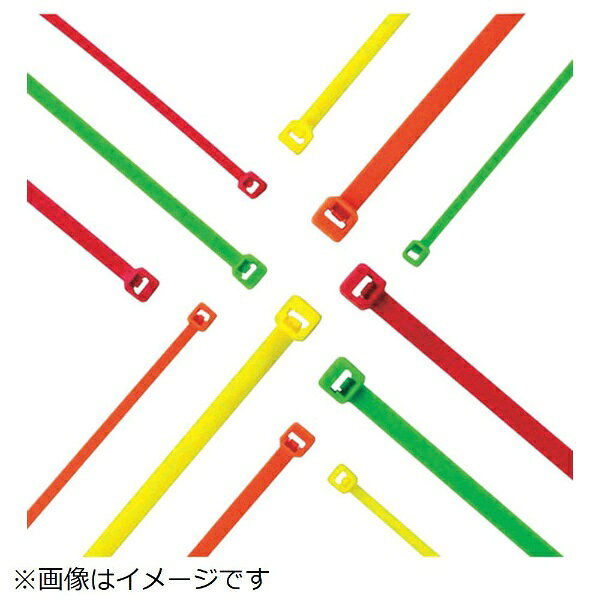 ■幅広く使用できる汎用性の高い標準タイプのナイロン結束バンドです。■色分け、識別に最適です。【用途】・ケーブルなどの結束。【仕様】・色： 蛍光緑・幅（mm）： 3.6・長さ（mm）： 203・厚さ（mm）： 1.1・最大結束径（mm）： 5...