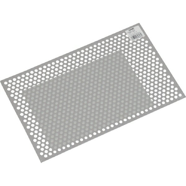 ■耐食性に優れています。■こまめな手入れで光沢が保てます。【用途】・工作・補修に。【仕様】・幅（mm）： 200・長さ（mm）： 300・厚さ（mm）： 0.6・6mm穴×9mmピッチ