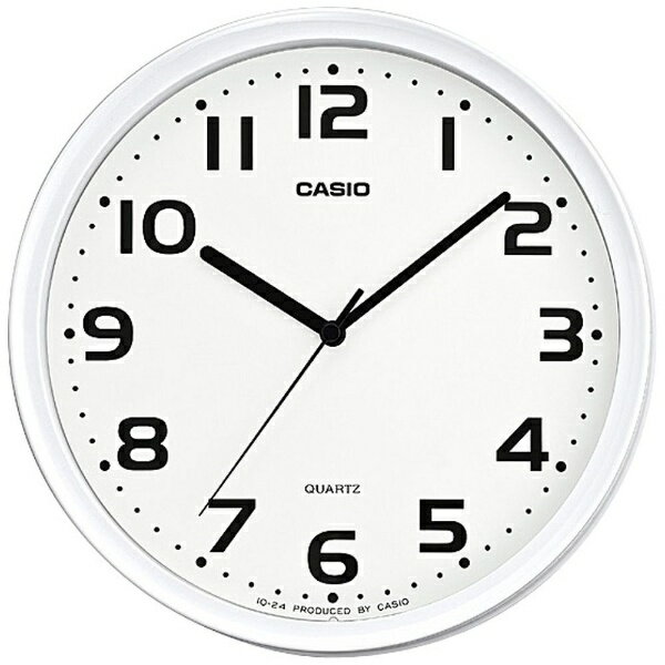 インテリアクロック■シンプルでお部屋に合わせやすい掛け時計です。人気のカシオスタンダードウォッチ「MQ-24」のデザインを採用しました。■壁に対し密着度が高く、ほとんど隙間ができません。