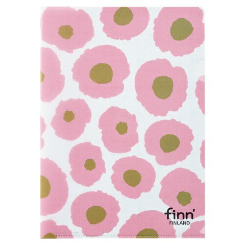 新柄表紙のクリアファイル。フィンランドデザイナーの癒しあるデザインです。家庭のインテリアにマッチする落ち着いたかわいいデザイン。資料やパンフレット等の分類・整理におすすめです。