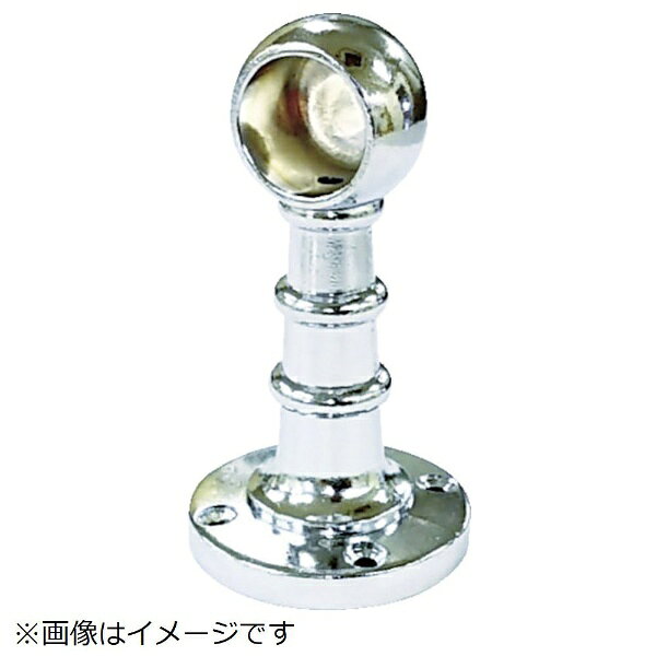 ■オーソドックスなパイプ取付金具です。【用途】・大量使用に最適。【仕様】・A（mm）： 32.2・B（mm）： 77・C（mm）： 98・適応パイプ径（mm）： 32・D（mm）： 60・クロームメッキ仕上げ・木ネジ付