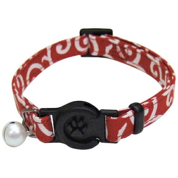 人気の唐草模様がかわいい！肌触りがいいコットン生地を使用した、人気のカラクサ模様の猫専用セーフティー首輪。 ------------------------------------------------------------------...