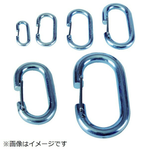 ■シンプルな形状のフックです。【用途】・チェーン・ワイヤ・ロープなどの連結や、端末の金具のジョイントに。【仕様】・使用荷重（kN）： 0.8・D（mm）： 11.7・L（mm）： 110.3・S（mm）： 20.0・W（mm）： 61.2・...