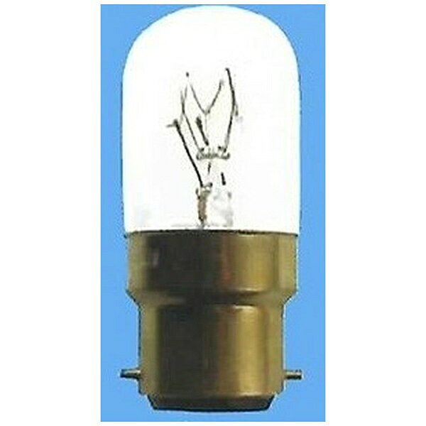 ナツメ球 T26［口金B22D /20W］◆アンティーク器具などに使用されております。【仕様】●ガラス球●仕上:クリア●径(mm):26●全長(mm):60●口金:B22D●定格電圧(V):110●定格消費電力(W):20●全光束(lm):...