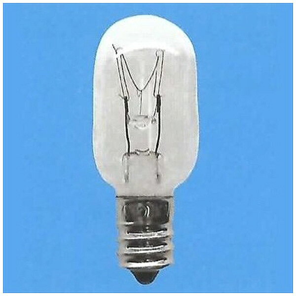 パイロットランプ ナツメタイプ T20［口金E12 /5W 220V］◆配電盤、電飾用などに使用される電球です。【仕様】●ガラス球●仕上:クリア●径(mm):20●全長(mm):48●口金E12●定格電圧(V):220●定格消費電力(W):...