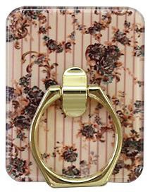 フラワーデザインのスマホリング。※背面がガラス加工された機種に直接使用は対応しておりません。ケースでの使用を推奨いたします。