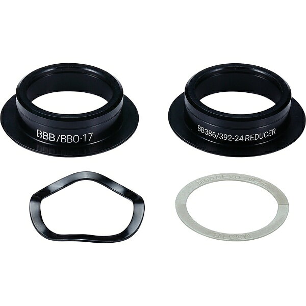 BB386 EVO → 24mm クランクPF30＆BB386EVOのBBで24シャフトのクランクを使うためのアダプター。●24mmスピンドルクランクセットをPF30＆BB386EVOボトムブラケットシェルに装着可能（BB本体は含まれません...