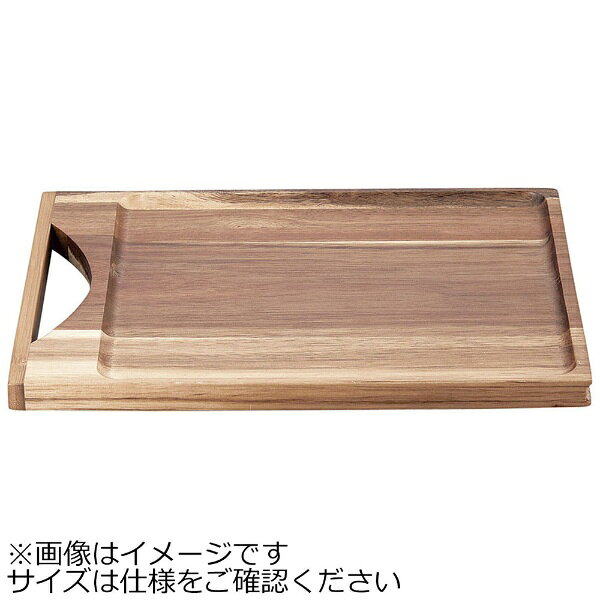 温かみがあり、木目によってイメージが変わるアカシア食器「持ち手穴付き角型プレート」■オリーブオイルすり込み仕上げ　光沢のある縞模様が特徴の食器になっています。※天然木で手作りのため、サイズ・色合い・模様が多少異なります。【アカシア食器シリー...