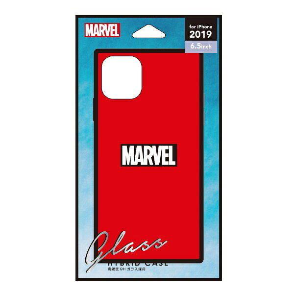 MARVELのロゴデザインのガラスの光沢とTPUの一体感が美しいハイブリッド設計のiPhone 11 Pro Max 6.5インチ用ガラスハイブリッドケースです。背面にはキズに強い高硬度9Hガラスを採用、ケースの四隅はエアークッションを採用...