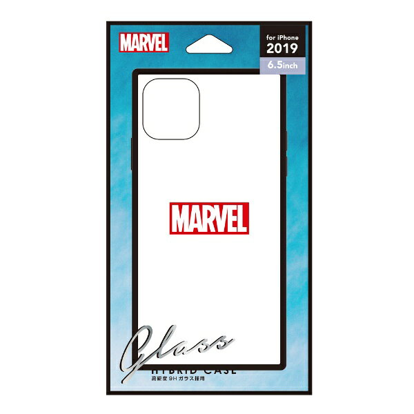 MARVELのロゴデザインのガラスの光沢とTPUの一体感が美しいハイブリッド設計のiPhone 11 Pro Max 6.5インチ用ガラスハイブリッドケースです。背面にはキズに強い高硬度9Hガラスを採用、ケースの四隅はエアークッションを採用...