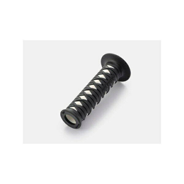●お陰さまで大好評のGRIPPY GRIP。●より多くの車種に取り付けしやすいように、全長120mmタイプを追加しました。●日本刀の柄をイメージした和テイストデザイン。●ひもを巻き込んだような菱目形状は、車体へ差し色を入れるとともに、操作時...