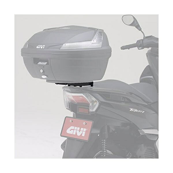 ●バイクケース 「GIVI」のアクセサリー・補修パーツ●適応車種にGIVIモノロックトップケースを装着するために必要。　モノロックケース付属汎用ベースにて取り付け。●備考： TRICITY125（14-15）（2CM）用。※純正テールカバー...