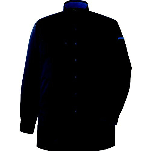 ■ハーネスを装着しても動きやすい作業服です。■袖部の新立体裁断構造により、360度ストレスのない快適な腕の動きを実現しました。■色：ネイビー■サイズ：S■着丈(cm)：75■胸囲(cm)：104■肩幅(cm)：43■袖丈(cm)：54■エコ...