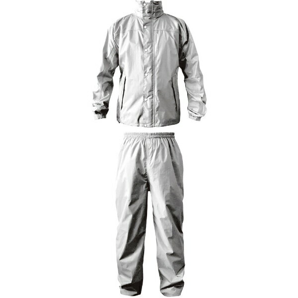 ■東レコーテックス社の防水透湿素材“ブリザテック［［R上］］”を使用した高機能レインスーツです。■「デュールファンク加工」で耐久はっ水性に優れています。■3Dカッティングにより腕の動きが楽になりました。■袖口調節タブで雨の浸入を防ぎます。【...