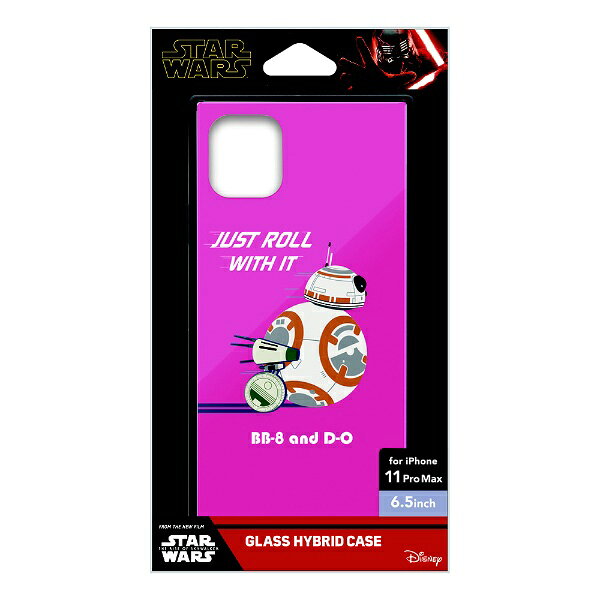 STAR WARSのキャラクターデザインのガラスの光沢とTPUの一体感が美しいハイブリッド設計のiPhone 11 Pro Max ガラスハイブリッドケースです。背面にはキズに強い高硬度9Hガラスを採用、ケースの四隅はエアークッションを採用...