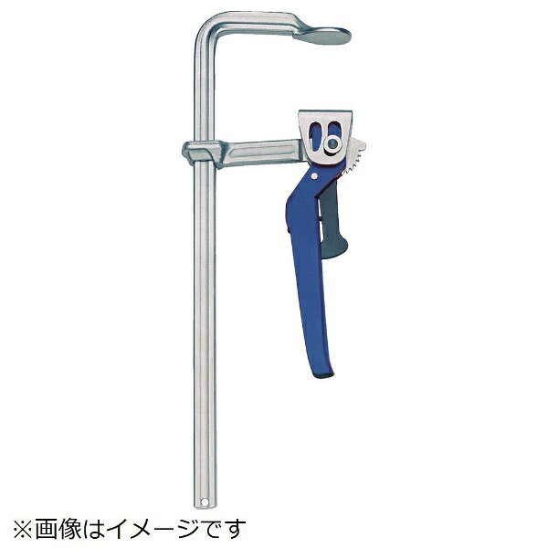 ■ラチェット式セルフロックレバーをとりつけた全鋼製のクランプです。■着脱がはやく、作業効率性抜群です。■受け皿は角度締付けに対応しています。■最大締め付け圧は7kNです。■軽工業、木工業、DIY用。■全長(mm)：280■最大口開き(mm)...