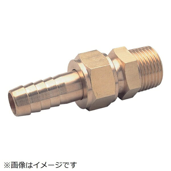 ■ホースとネジの接続に■ホース用継手。■接続口径(タケノコ外径)(mm)：12.7■接続口径：R3/8■六角対辺(mm)ナット：24■六角対辺(mm)本体：22■使用流体：水・空気・油■使用流体：水・空気・油■流体温度：-50〜150℃■使...