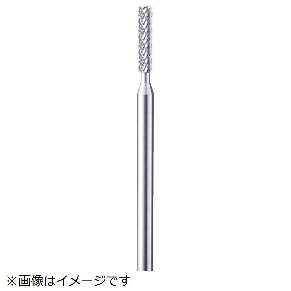 ■切削性、耐摩耗性、耐久性に優れています。■深穴、深いスリット等の切削加工に最適です。■形状：円柱先丸(クロスカット)■軸径(mm)：3.0■刃径(mm)：3.0■全長(mm)：100.0■刃長(mm)：14.0■最高使用回転数(rpm)：...