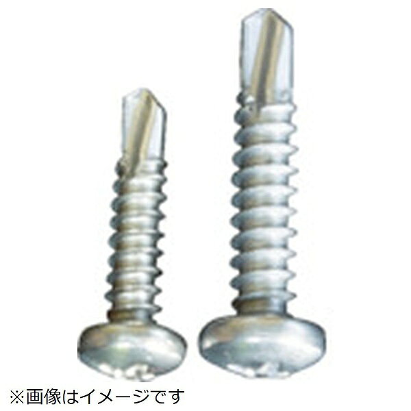■なべ底形頭部で最も一般的な使いやすいドリルねじです。■板金工事・角波等金属外壁取付などに適したドリルねじです。■板金工事・角波等金属外壁取付に。■最大適用板厚(mm)：3.2■適合ドライバー：プラスNo.2■頭部径(mm)：8■頭部高さ(...