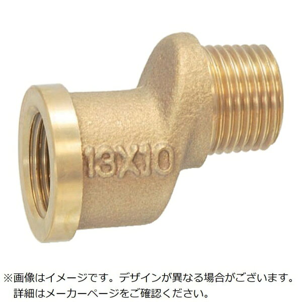 ■水道配管用継手です。【仕様】・呼び径（mm）： 13・ねじサイズ： Rp1/2×R1/2・L1（mm）： 47・L2（mm）： 15・A： Rp1/2・B： R1/2【材質／仕上】・青銅（CAC406）