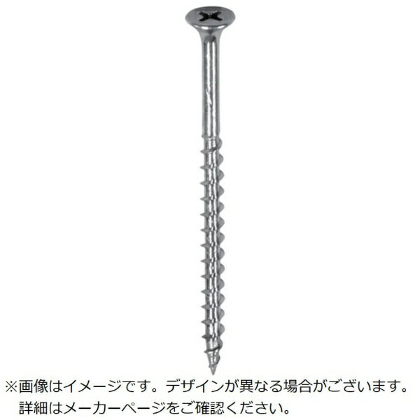 ■ねじ山の間隔が長く（粗目）ねじの溝が深い、電動工具を使って作業するもっとも一般的な木工用ビスです。【仕様】・寸法（mm）d： 4.2・全長（mm）： 75・ねじ部長さ（mm）： 50・タイプ： 半ねじ・頭部径dk（mm）： 8.2・適合ド...