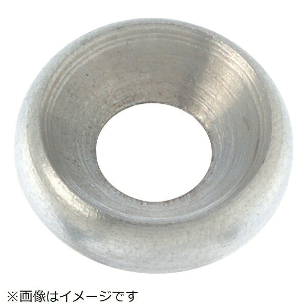■皿ねじを使用する場合、相手材に「サグリ加工」をする必要がありますが、ロゼットワッシャーを使用することで加工をせずに皿ねじが使用でき加工の工程を省く事ができます。■皿ねじ、丸皿ねじ用のワッシャーです。■山形座金とも呼ばれます。■丸皿頭の小ね...