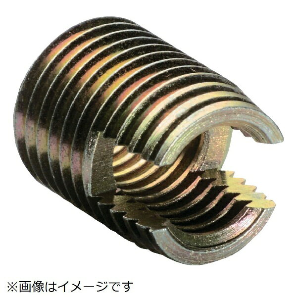 ■エンザート［［R下］］は直タップではめねじ破壊が起こり易い樹脂やアルミ等に使用出来る作業性の良いインサートナットです。■割溝又は三つ穴形状の切刃を持ち、自身の刃で相手材を切るので前タップが必要ありません。■エンザート［［R下］］でめねじ補...