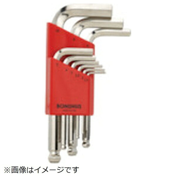 ■斜めからでも作業できるボールポイントL-レンチです。■材質は硬度が高いプロテニアム合金鋼を使用しています。■斜めからの作業に最適。■セット内容(mm)：1.5、2、2.5、3、4、5、6、8、10■セット内容(本)：9■プロテニアム合金鋼...
