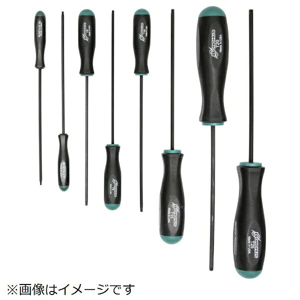 ■グリップは人間工学により握りやすく設計されており、小さな力で最大のトルクを出すことができます。■グリップには手に水や油が付着していてもすべりにくい素材を採用しています。■スター型ネジの作業に。■セット内容：T6、T7、T8、T9、T10、...