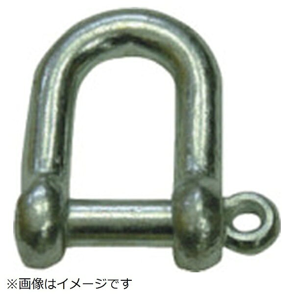 ■メッキ加工をしています。■ワイヤーと金具類の接続など。■D(mm)：8■L(mm)：30■B(mm)：17■d(mm)：18■ねじ径：W5/16■使用荷重(t)：0.19■使用荷重(ton)：0.2■HHH　ネジシャックル電気メッキ8mm...