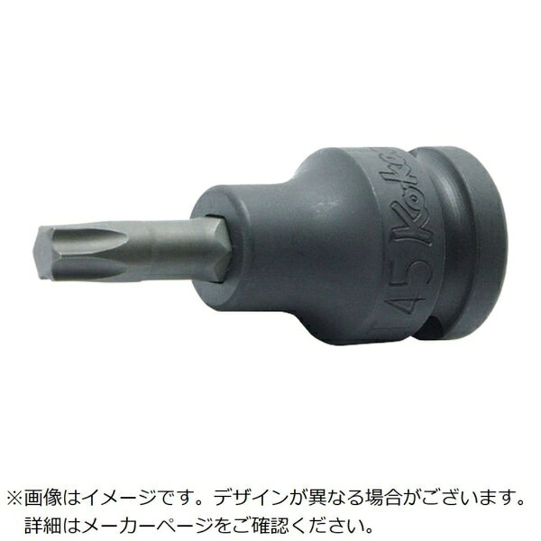 ■トルクス［［R下］］ボルト用のインパクトソケットです。【仕様】・差込角（mm）： 12.7・呼びNo.： T20・先端寸法（mm）： 3.9・全長（mm）： 60・適合ピン： A41・適合Cリング： PK1401C【材質／仕上】・クロムモ...