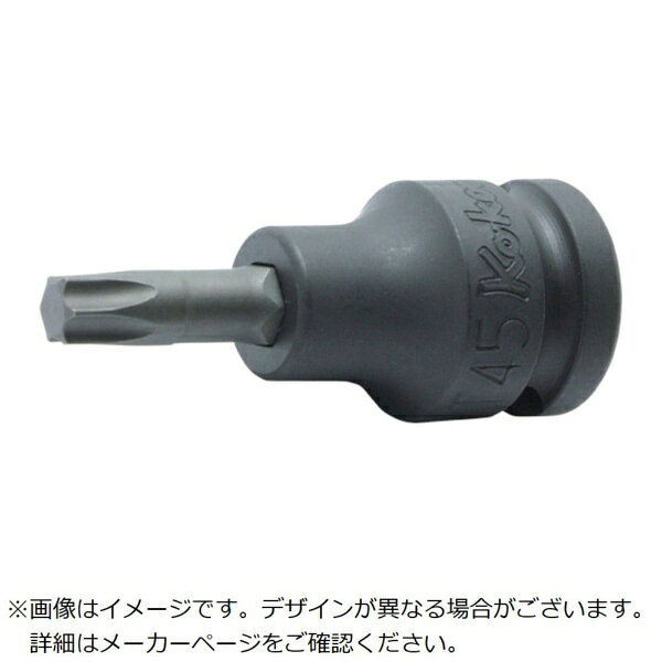 ■トルクス［［R下］］ボルト用のインパクトソケットです。【仕様】・差込角（mm）： 12.7・呼びNo.： T30・先端寸法（mm）： 5.6・全長（mm）： 60・適合ピン： A41・適合Cリング： PK1401C【材質／仕上】・クロムモ...