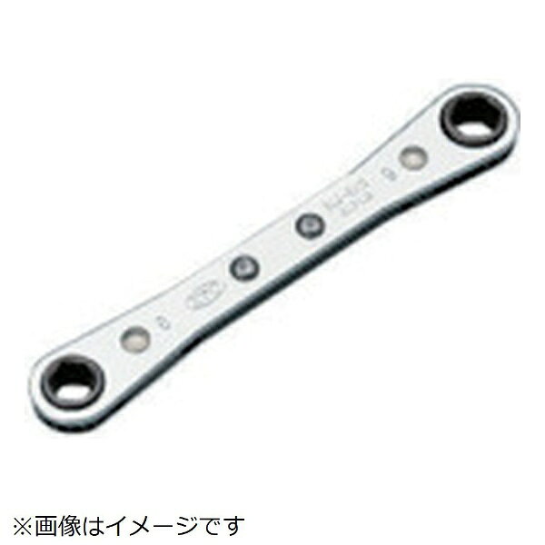 ■強力な板バネにより”カチッ””カチッ”と小気味よい連続音を発し、ラチェット作業ができます。■頭部は薄型、めがね形状で狭い所の作業に適しています。■送り角度は20°です。■汎用工具■全長(mm)：165■対辺寸法(mm)：12×14■厚さ(...